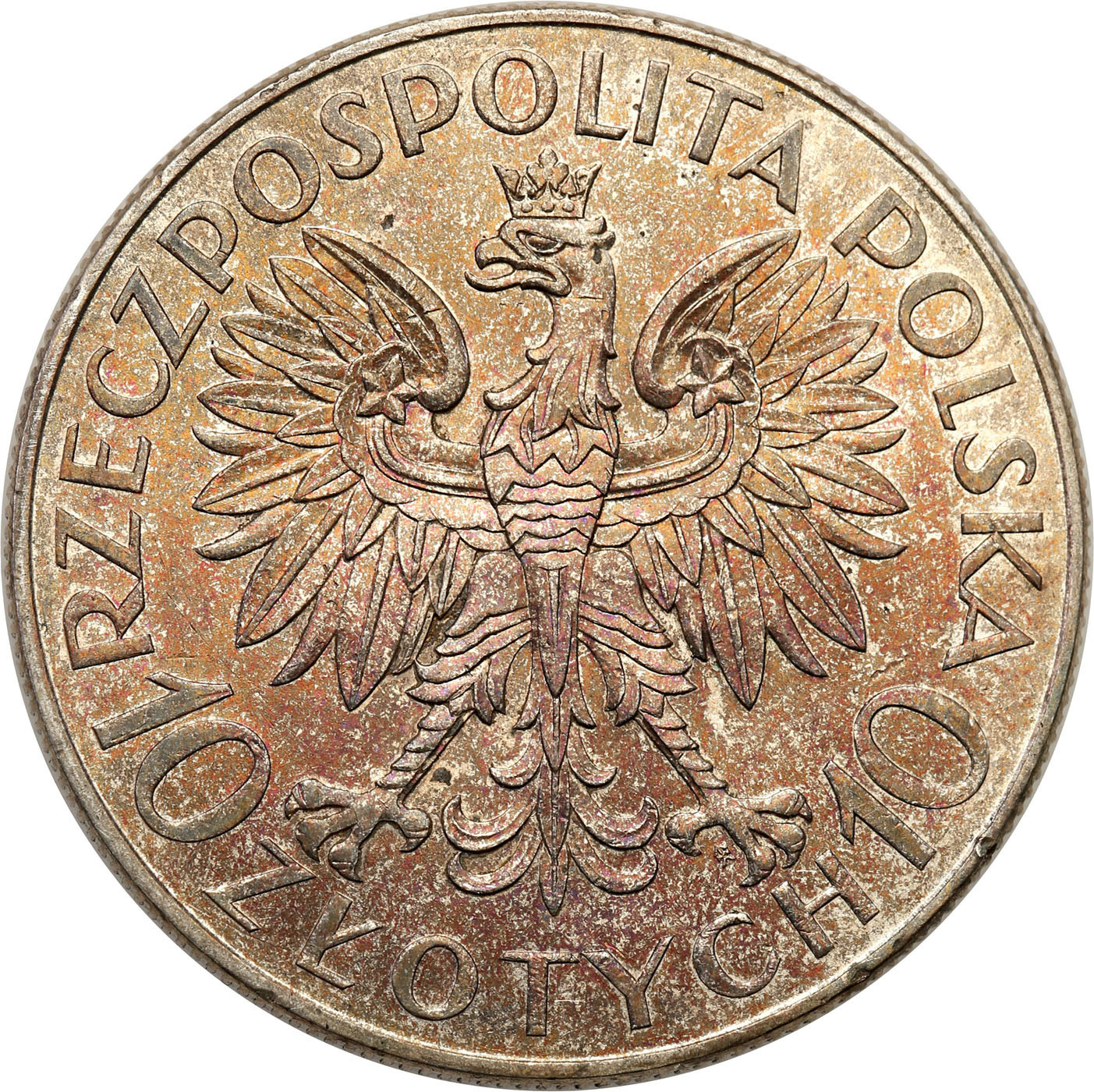 II RP. 10 złotych 1933 Traugutt – PIĘKNY | archiwum.niemczyk.pl